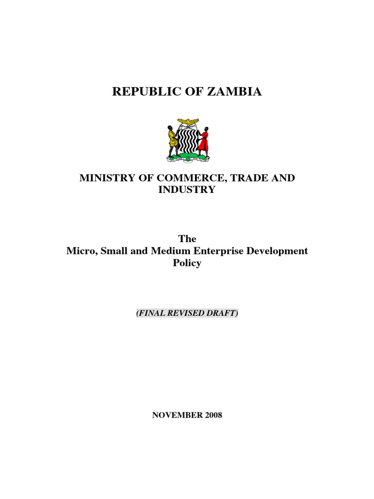 MSME Development Policy | PDF | Small And Medium Sized Enterprises ...