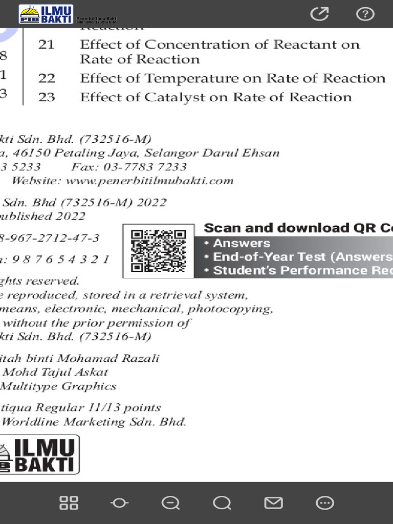 Modul A+ SPM Form 4 Chemistry (Bilingual) | PDF