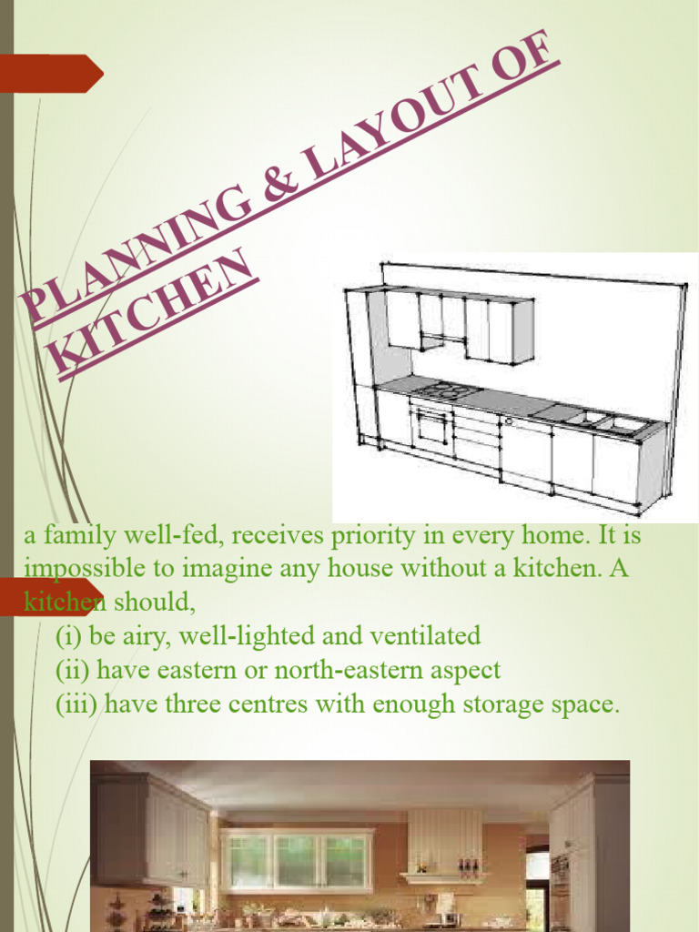 Chap 3 Kitchen Layout | PDF | Blade | Tableware