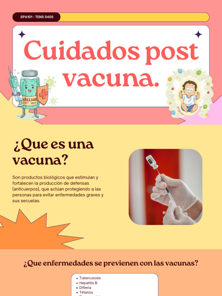 Cuidados Post Vacuna | Descargar gratis PDF | Vacunas | Biología