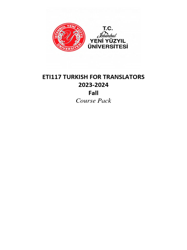 Turkish For Translators İzlence Ve Okuma Metinleri | PDF | Translations ...