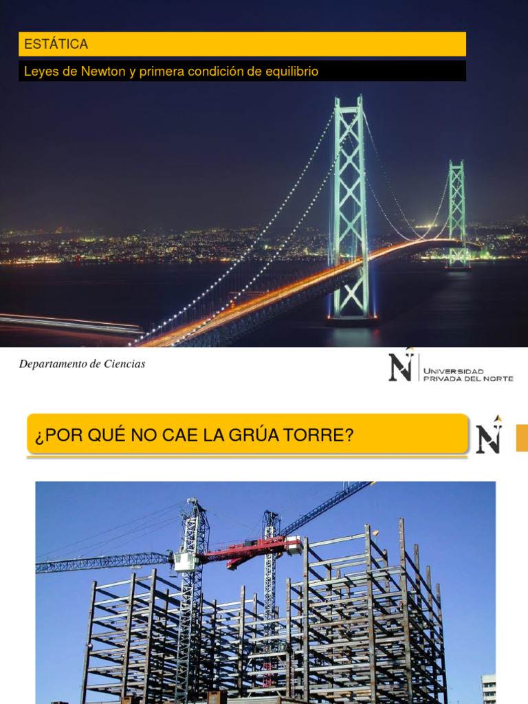 F1 - S05 - PPT - Leyes de Newton y Primera Condición de Equilibrio ...