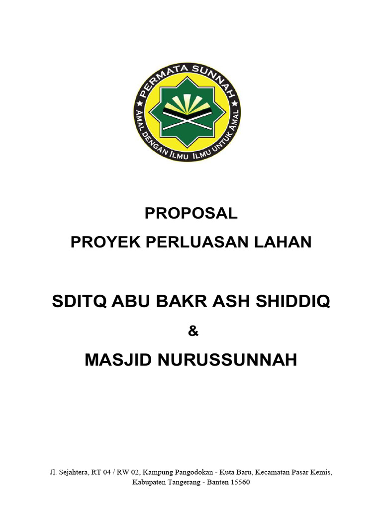 PROPOSAL PEMBEBASAN TANAH 2023-1 - Compressed | PDF