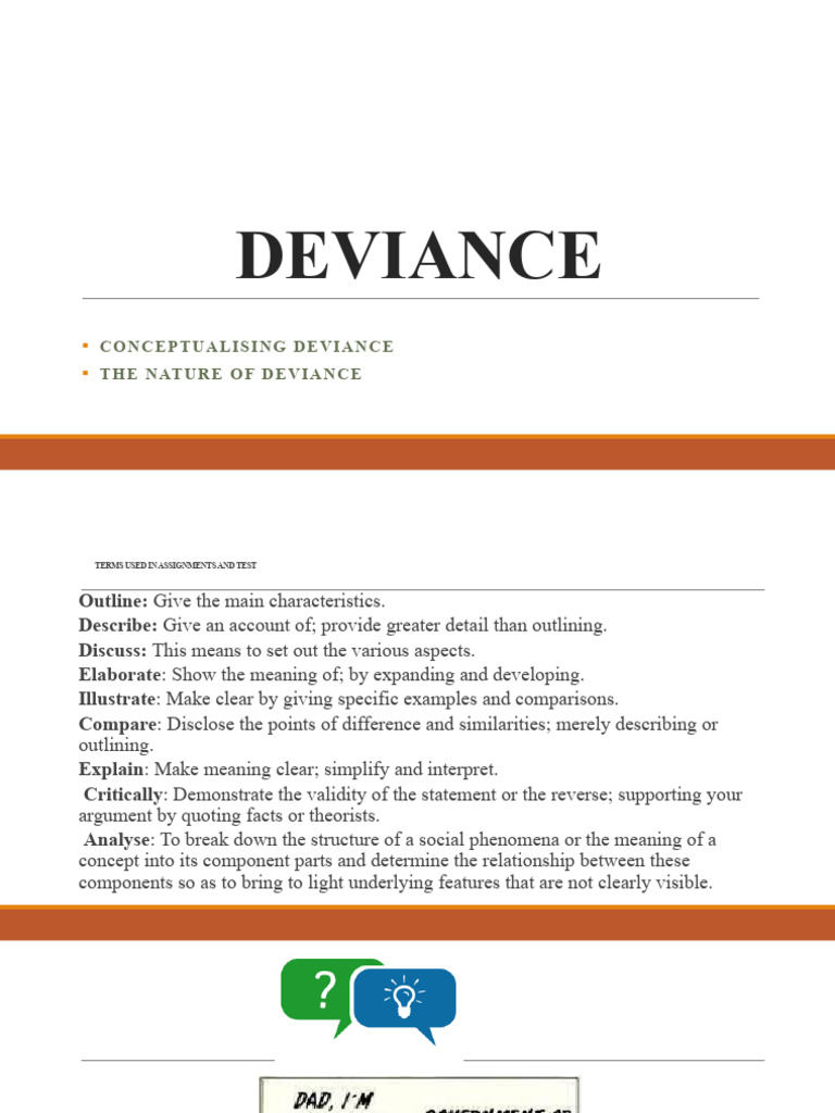 Understanding Deviance in Society | PDF | Deviance (Sociology) | Nudity