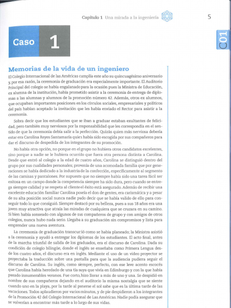 SEMANA 2 - Lectura Memorias de La Vida de Un Ingeniero | PDF
