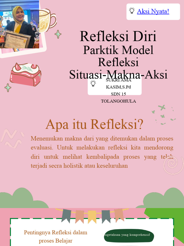Refleksi Situasi-Makna-Aksi dalam Pembelajaran | PDF