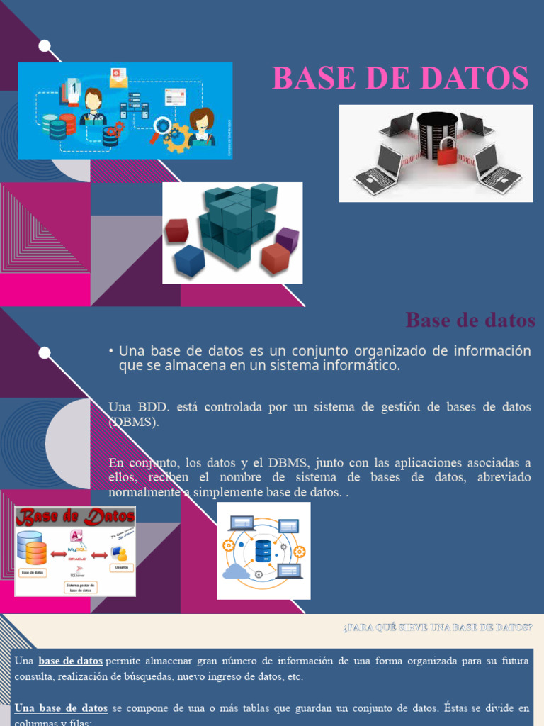 Base de Datos Mod1 | PDF | Bases de datos | Informática