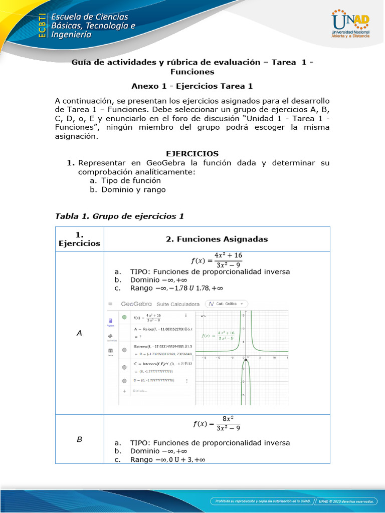 Ejercicios Tarea 1 Funciones | PDF | Logaritmo | Funcion exponencial