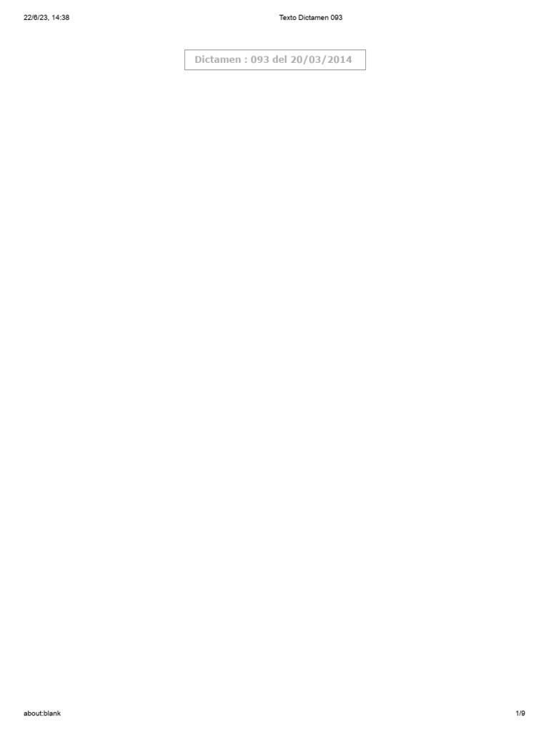 Texto Dictamen 093-2014 REAPERTURA DE CAMINOS | PDF | Alcalde | Debido al proceso