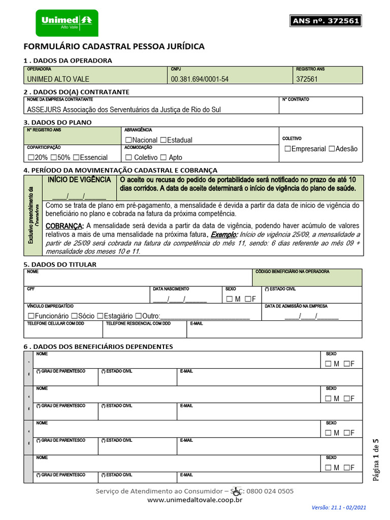 Formulario Cadastral PJ 2021 22 Atualizado2 | PDF | Justiça | Crime e ...
