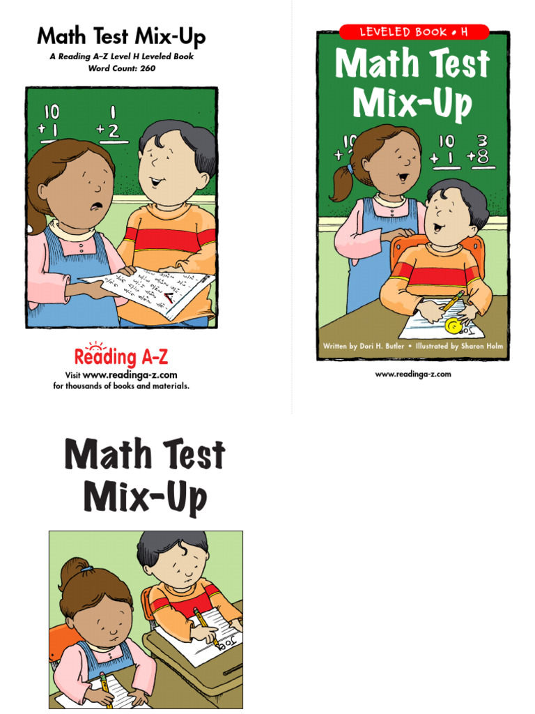 Math Test Mix Up RAZ | PDF