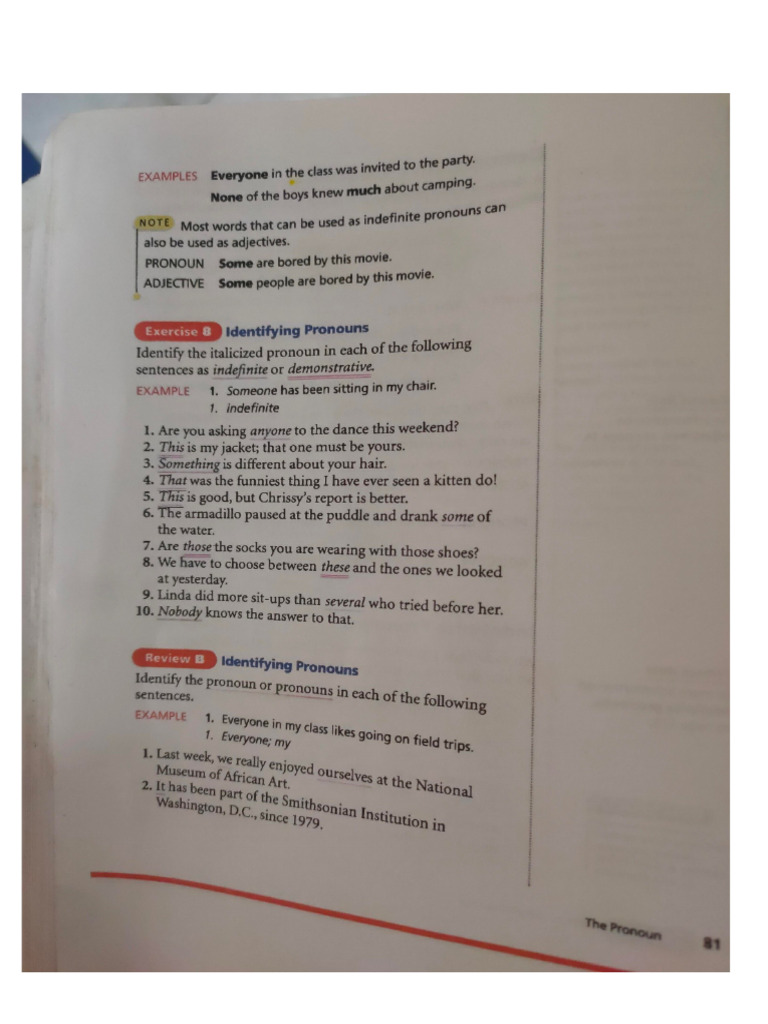 Grammar Ch. 2 Model Answer | PDF
