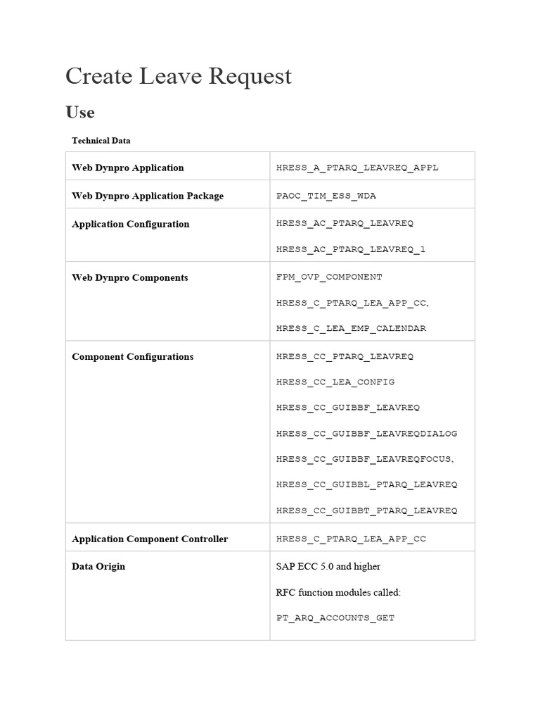 Create Leave Request | PDF | Business | Computing