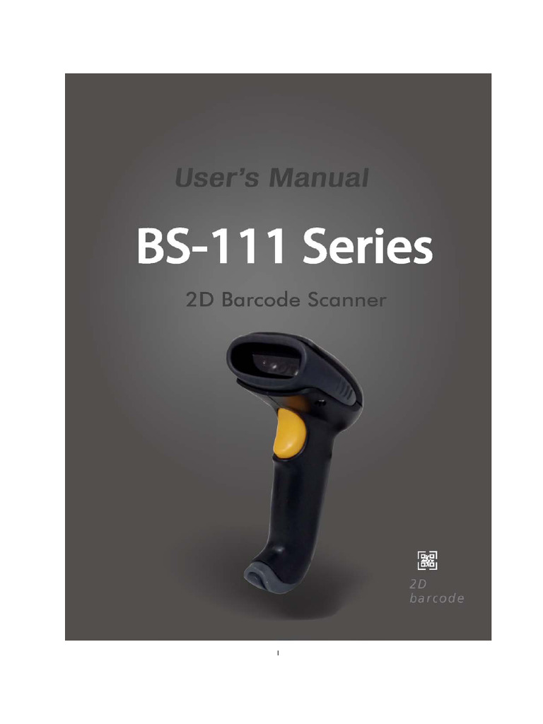 BS111 Users Manual | PDF | Universal Product Code | Computing