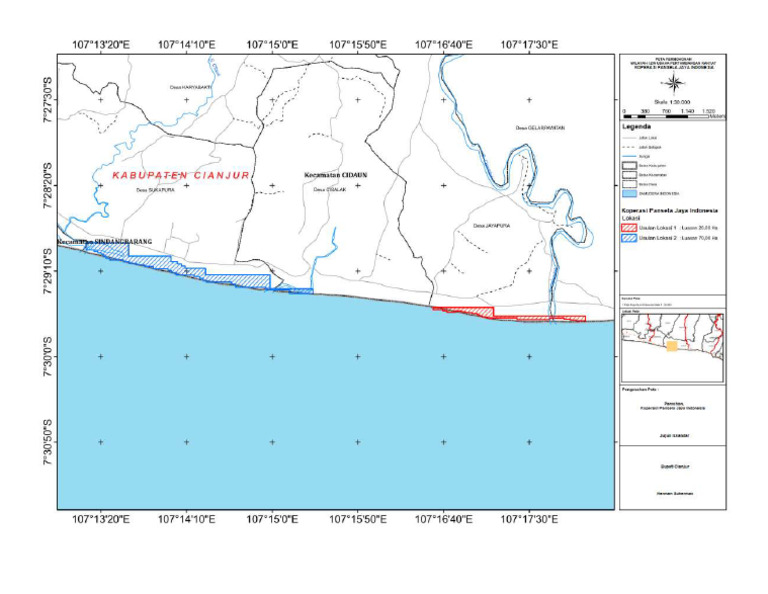 Peta Lokasi Pansela Jaya Indonesia | PDF
