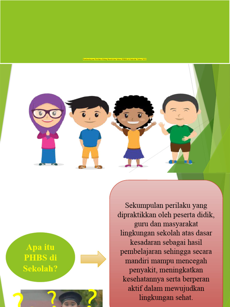 PHBS Anak Sekolah | PDF