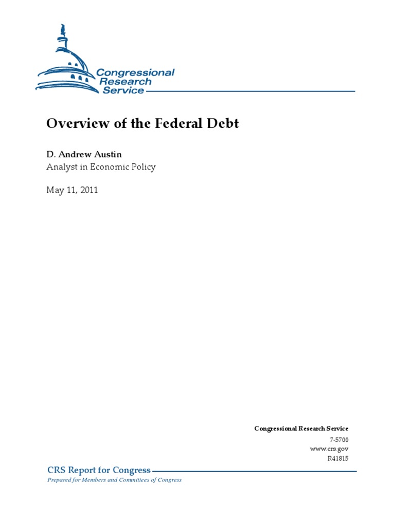 Overview of The Federal Debt | PDF | National Debt Of The United States ...