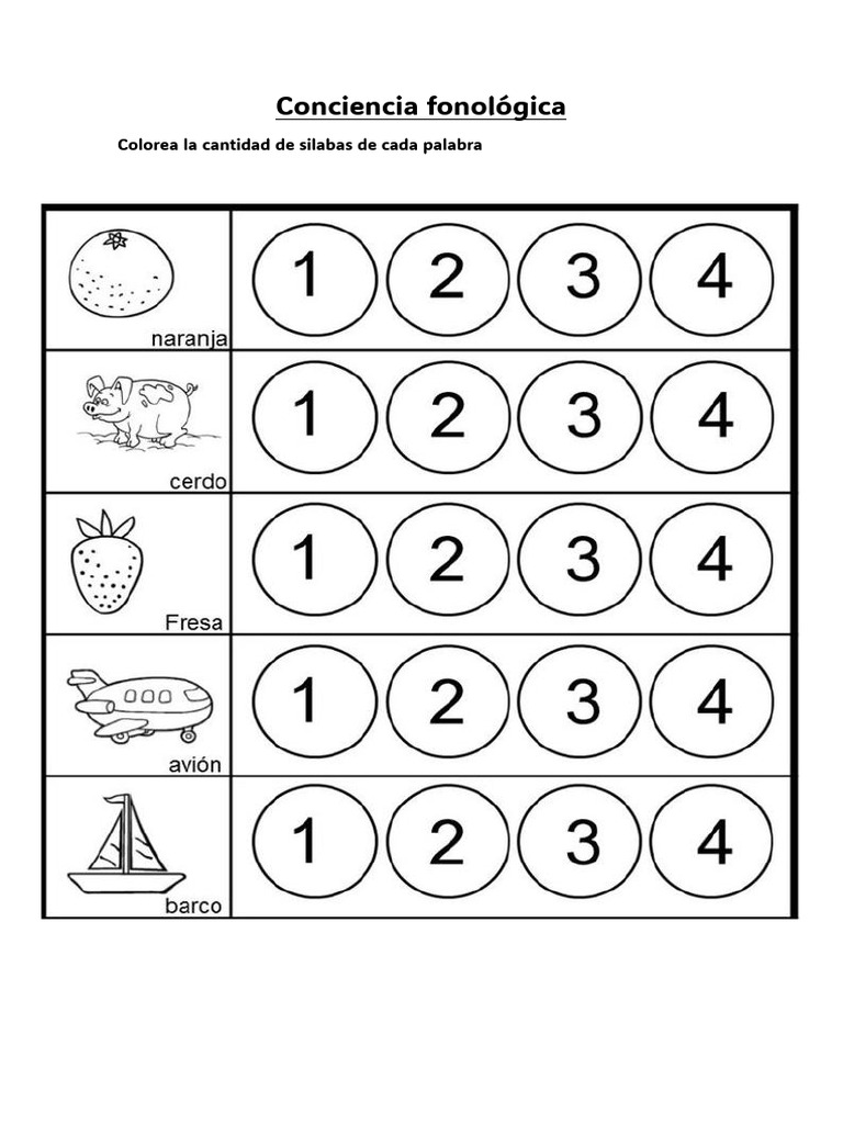 Tres Guias de Conciencia Fonologica | PDF