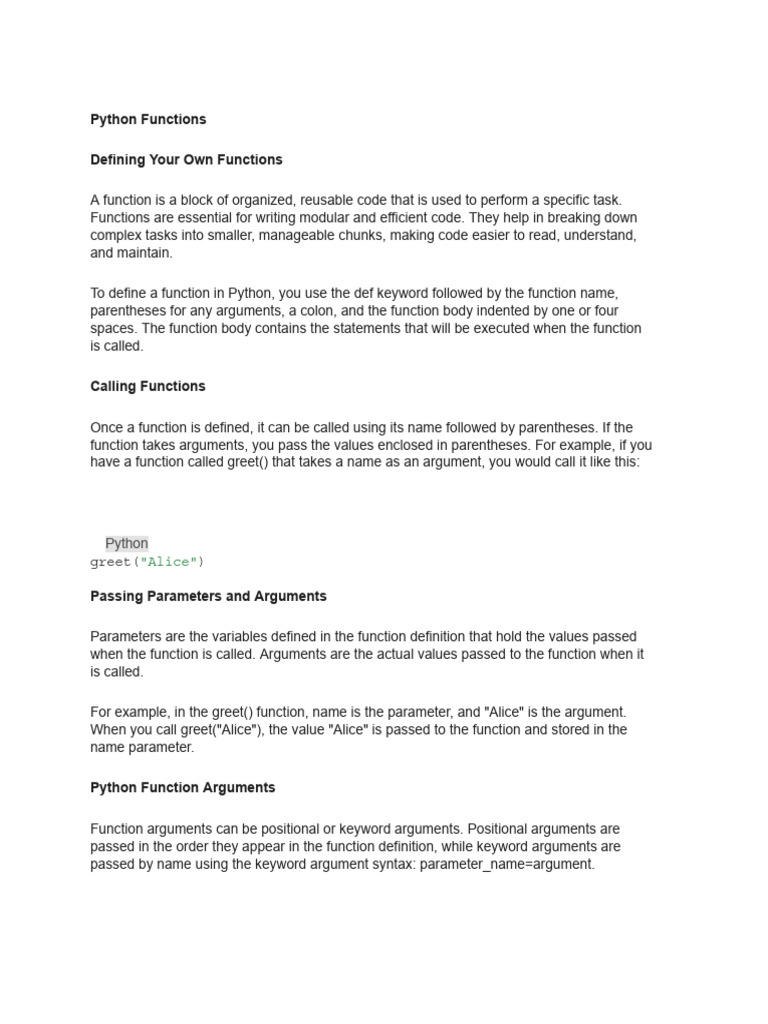Python Fuc Pdf Anonymous Function Parameter Computer Programming 3519