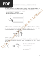 Chapitre 4 Flexion Composé | PDF | Flexion (matériau) | Résistance des matériaux