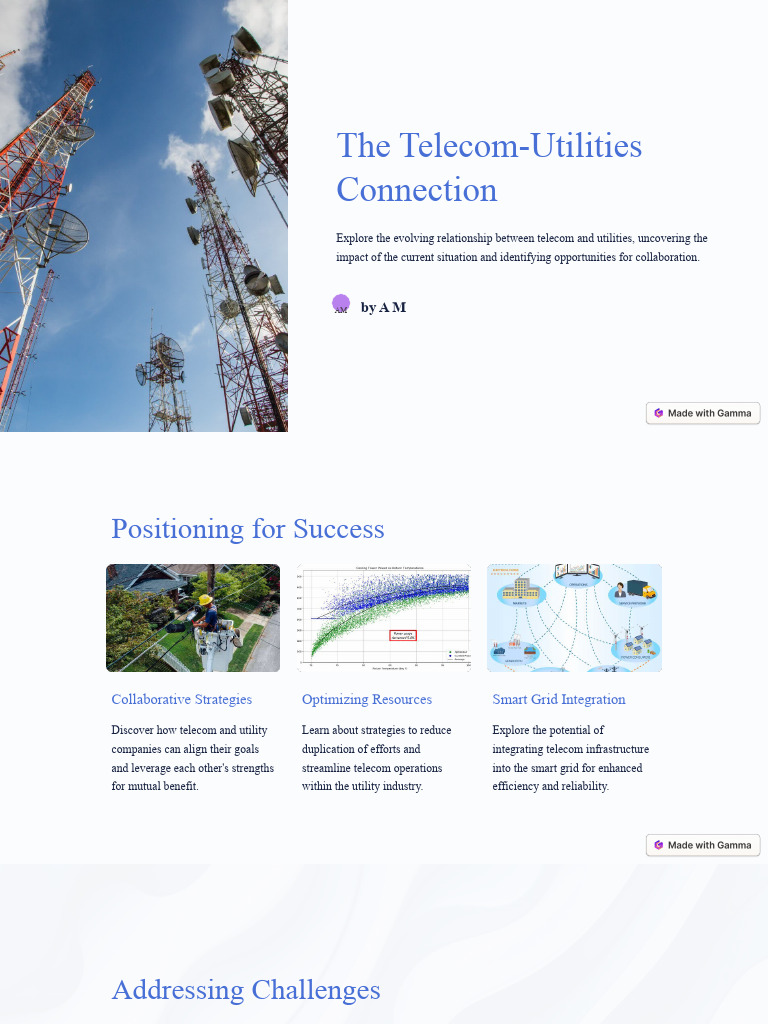 The Telecom Utilities Connection | PDF | Internet Of Things | Computer ...