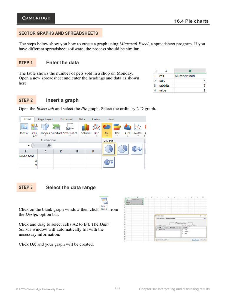 Sector Graphs and Spreadsheets | PDF