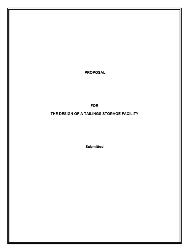 Design and Constrcution of TSF | PDF | Dam | Earth Sciences