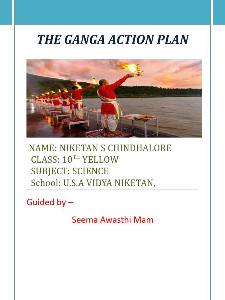 Ganga Action Plan Overview | PDF