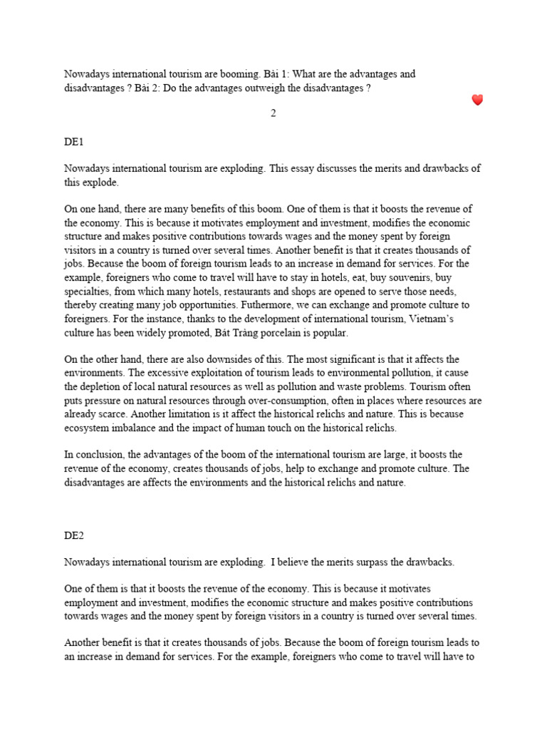 Booming | Download Free PDF | Tourism | Resource Depletion Booming | Download Free PDF | Tourism | Resource Depletion