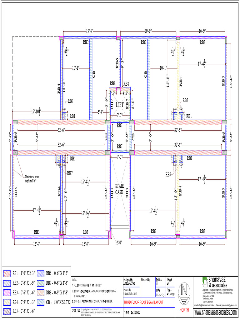 Third Floor Roof Beam Layout | PDF