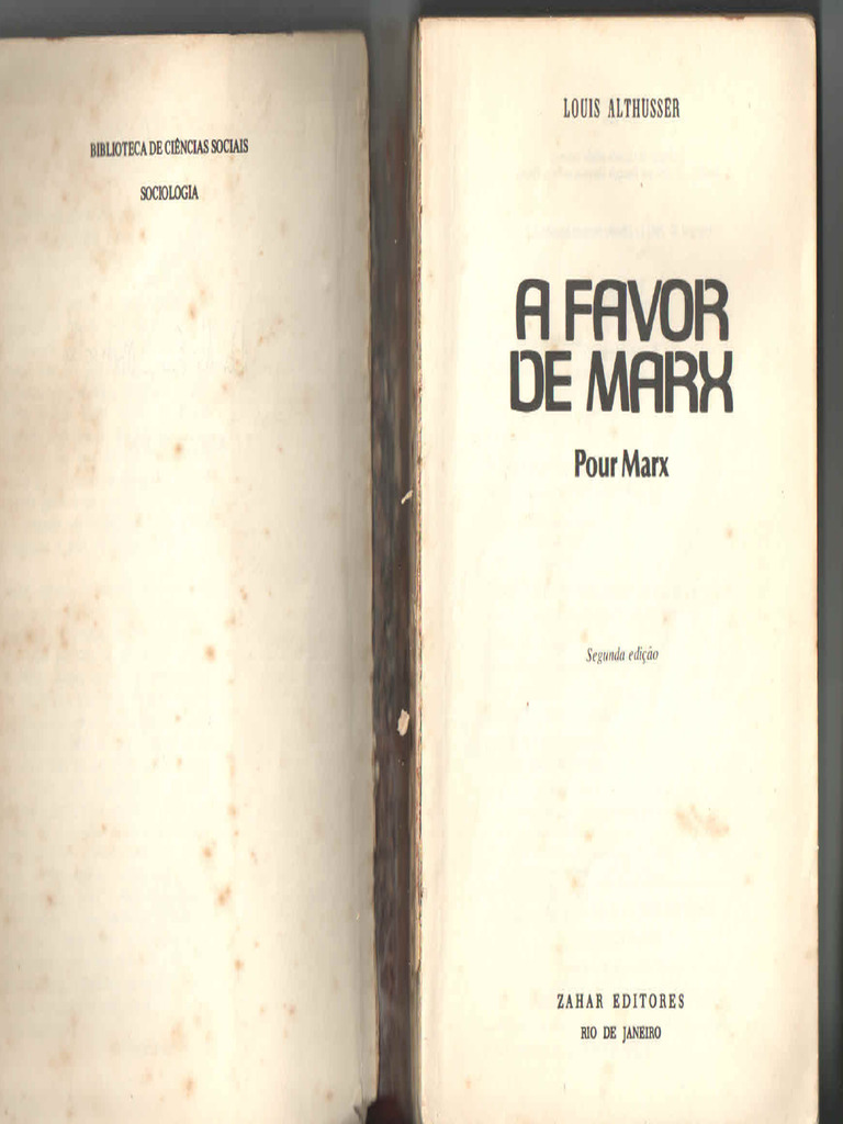 ALTHUSSER, Louis. Contradição e Sobredeterminação | PDF