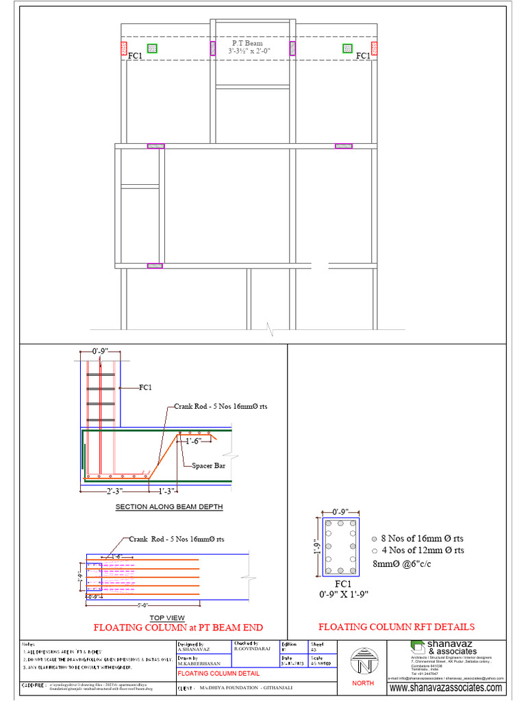 Floating Column Detail | PDF | Structural Engineering | Building Engineering