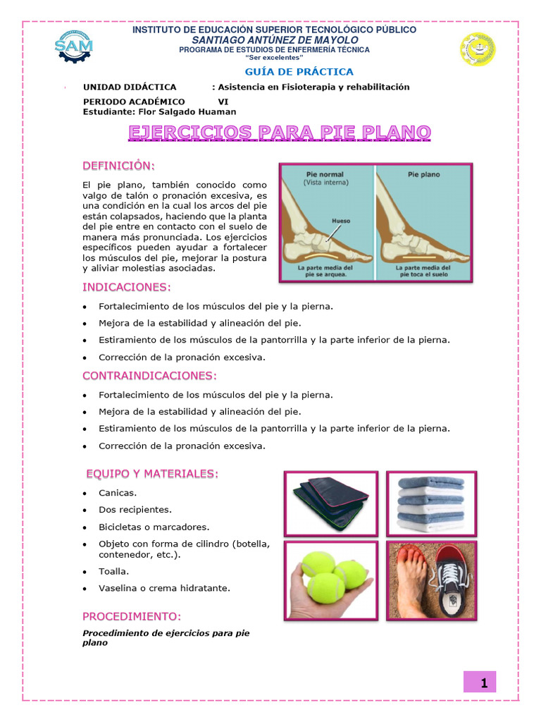 Programas De Ejercicios Para Tobillo Pie