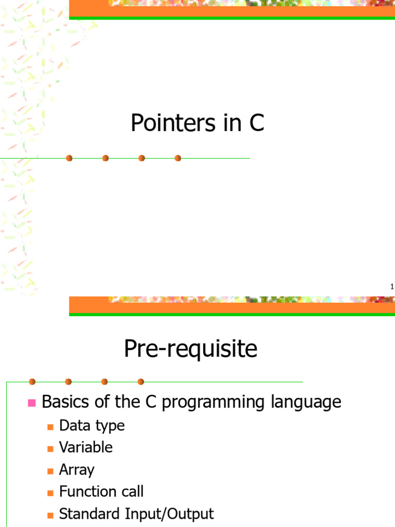 Pointers DONE | PDF | Pointer (Computer Programming) | Parameter ... Pointers DONE | PDF | Pointer (Computer Programming) | Parameter ...