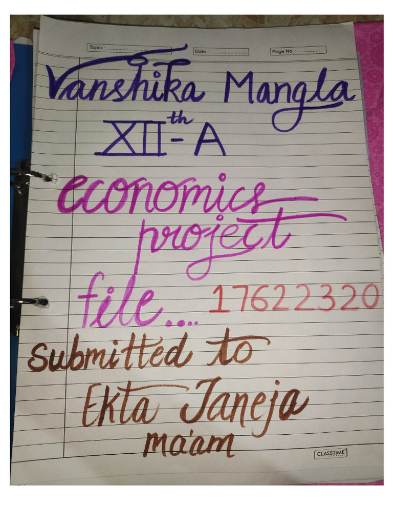 Economic Project On Foreign Exchange. | PDF