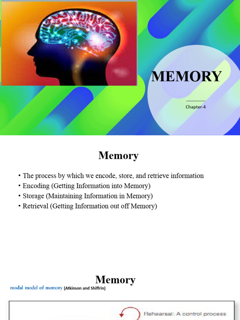 6.CH 4 (Memory) | PDF | Memory | Recall (Memory)