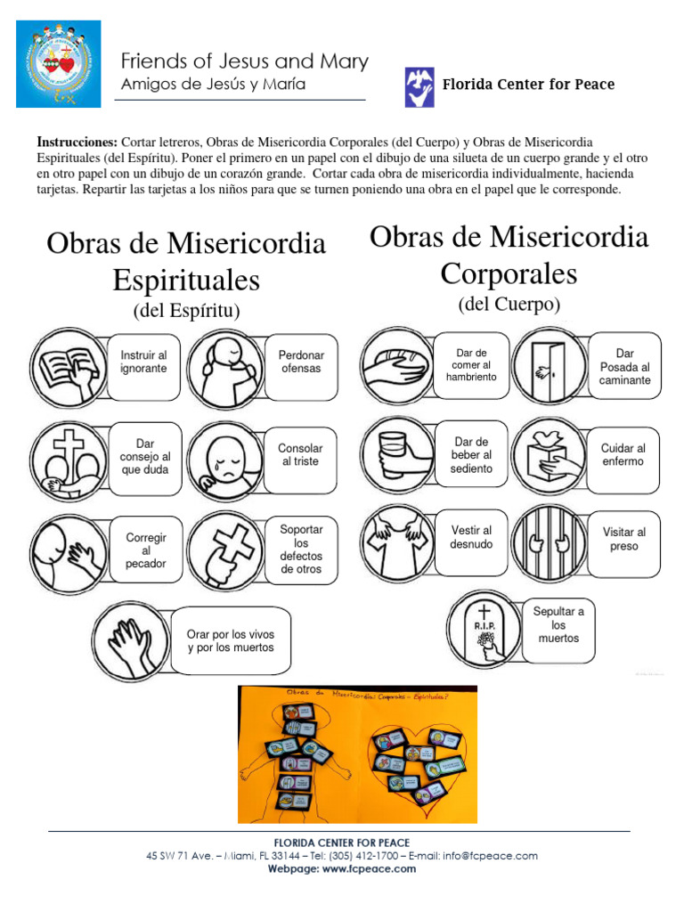 Obras de Misericordia-Actividad | PDF | Teología