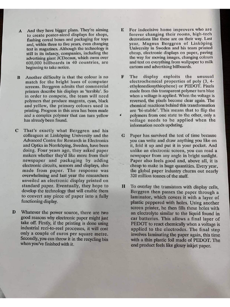 25 Electric Paper 2 | PDF