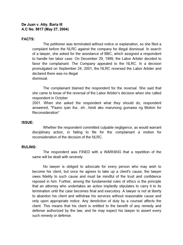 Lawyer's Negligence in Client Case | PDF | Lawyer | Government