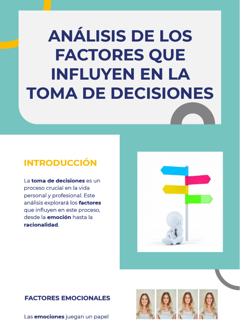 Wepik Analisis de Los Factores Que Influyen en La Toma de Decisiones 202311280108152J3H | PDF ...