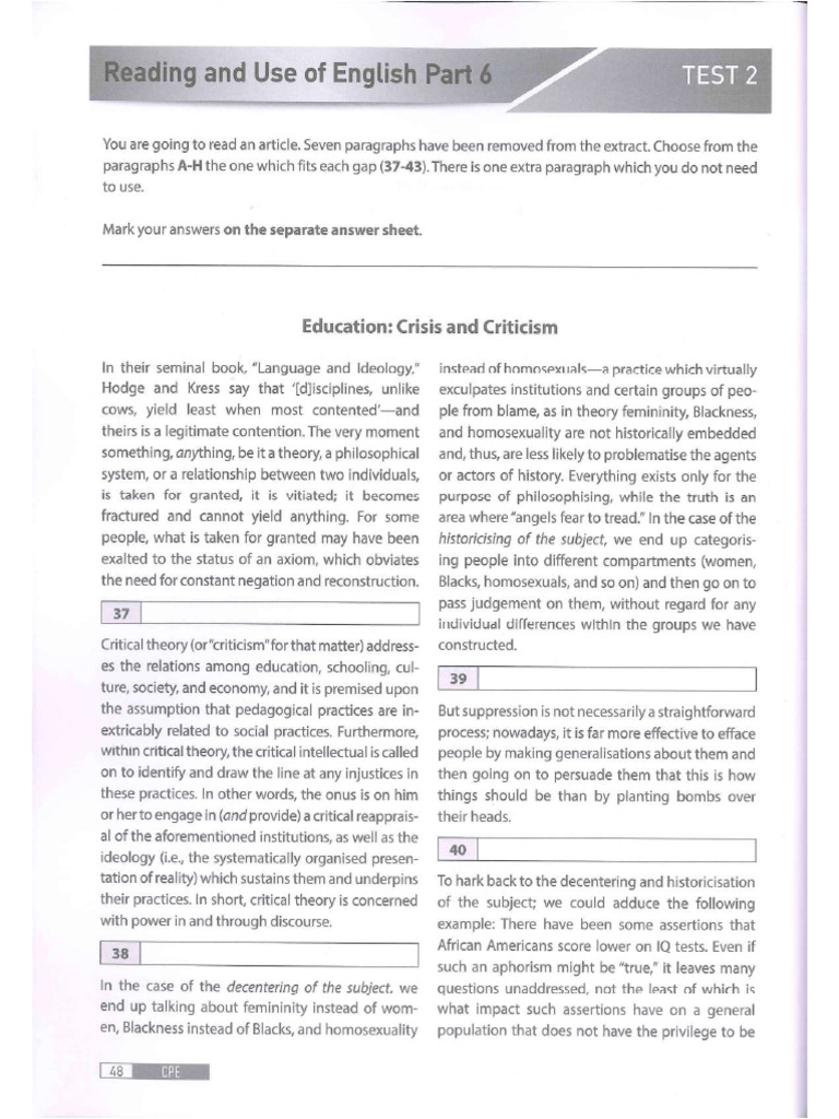 Education Crisis and Criticism | PDF