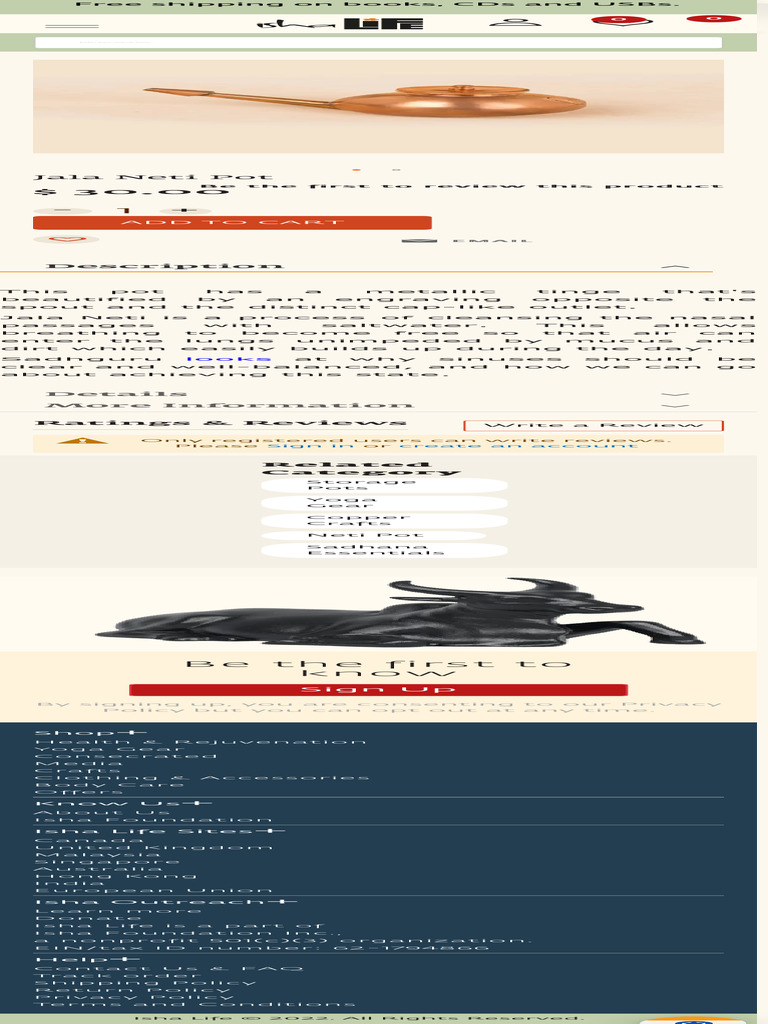 Jala Neti Pot | PDF | Yoga