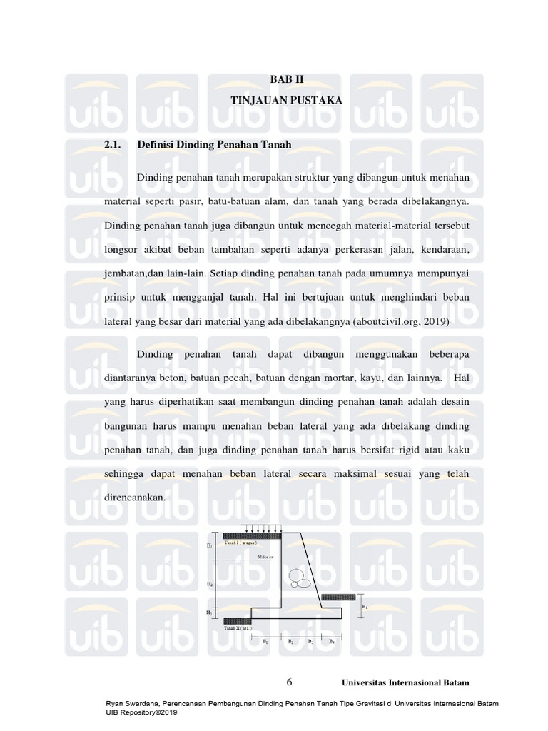 Desain Dinding Penahan Tanah Efektif | PDF