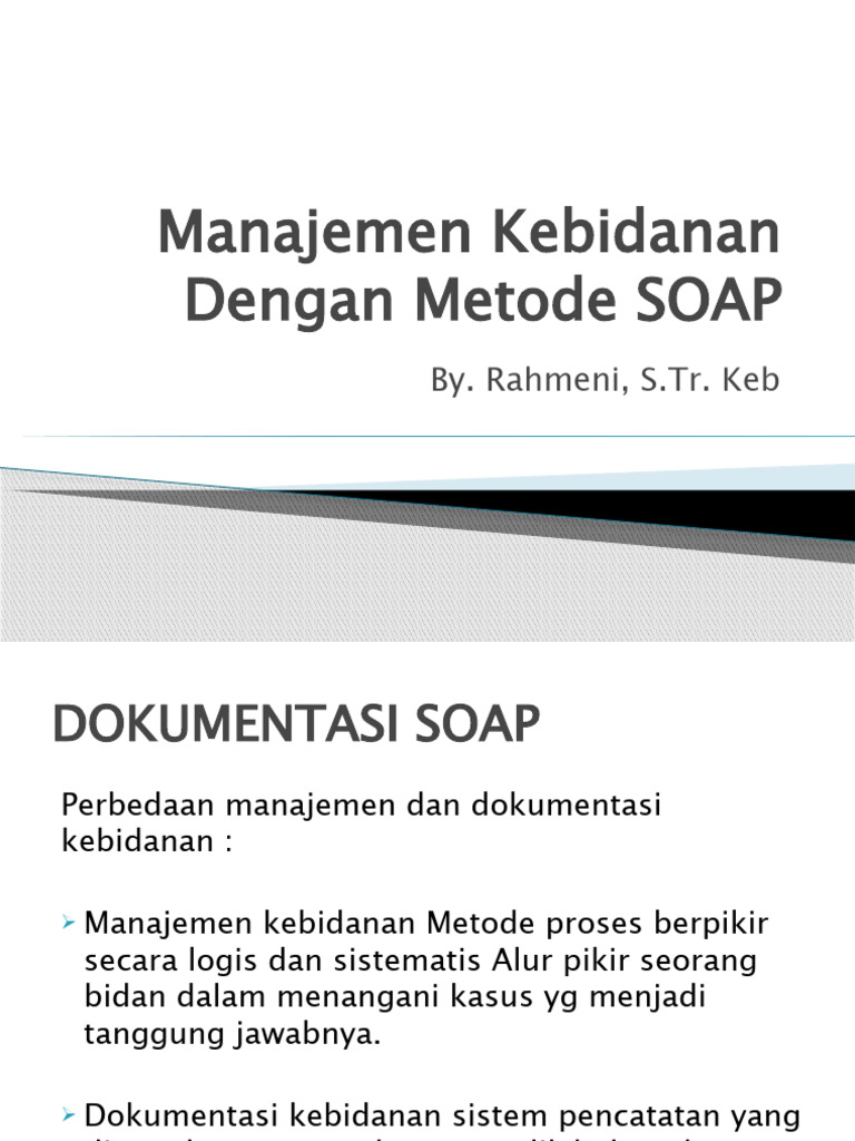 Manajemen Kebidanan Dengan Metode SOAP | PDF | Sains & Matematika