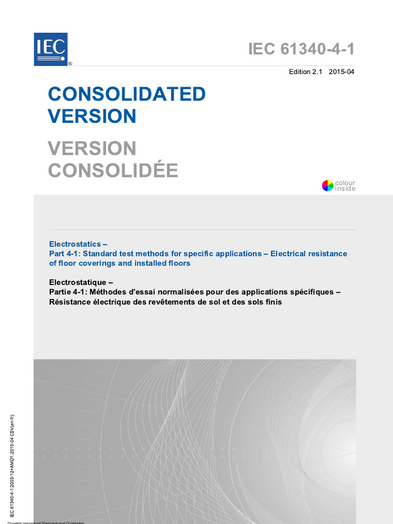 Iec 61340-4-1-2015 | PDF | Materials Science | Physical Sciences