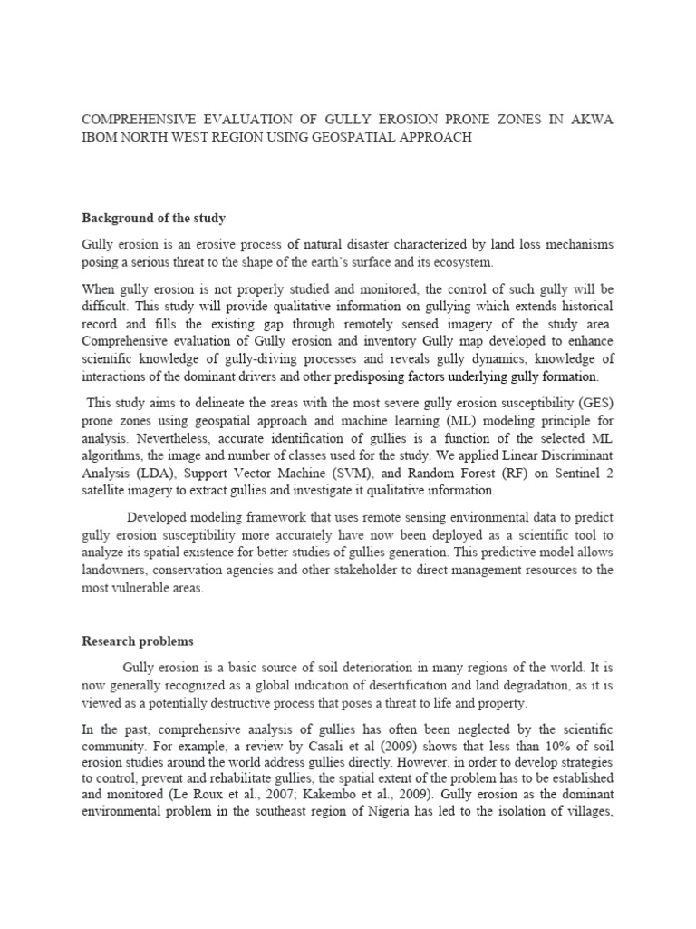 RESEARCH Proposal Main | Download Free PDF | Geographic Information ...