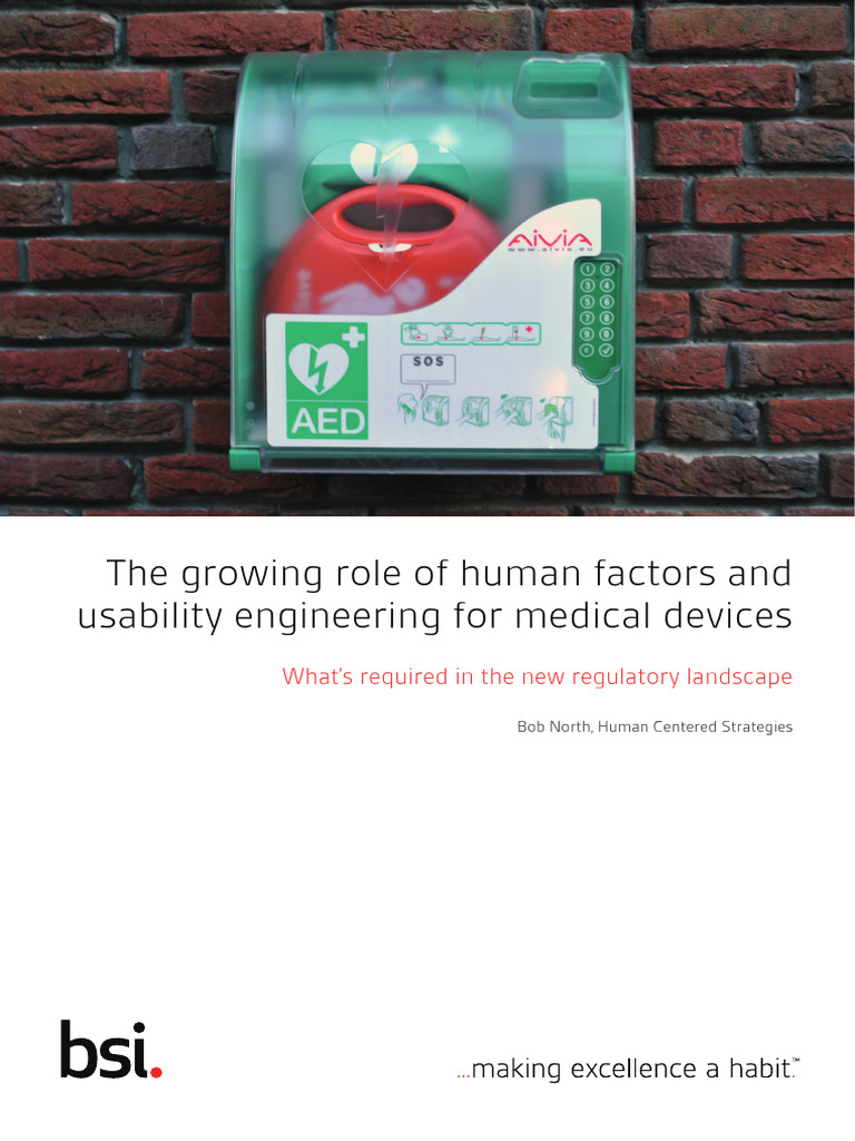 BSI MD Usability Engineering Whitepaper UK en | PDF | Usability ...