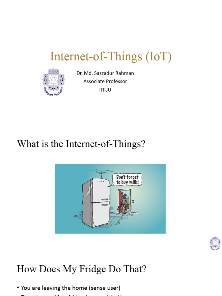 2 Lecture 2 IoT MICE | PDF | Internet Of Things | Personal Digital Assistant