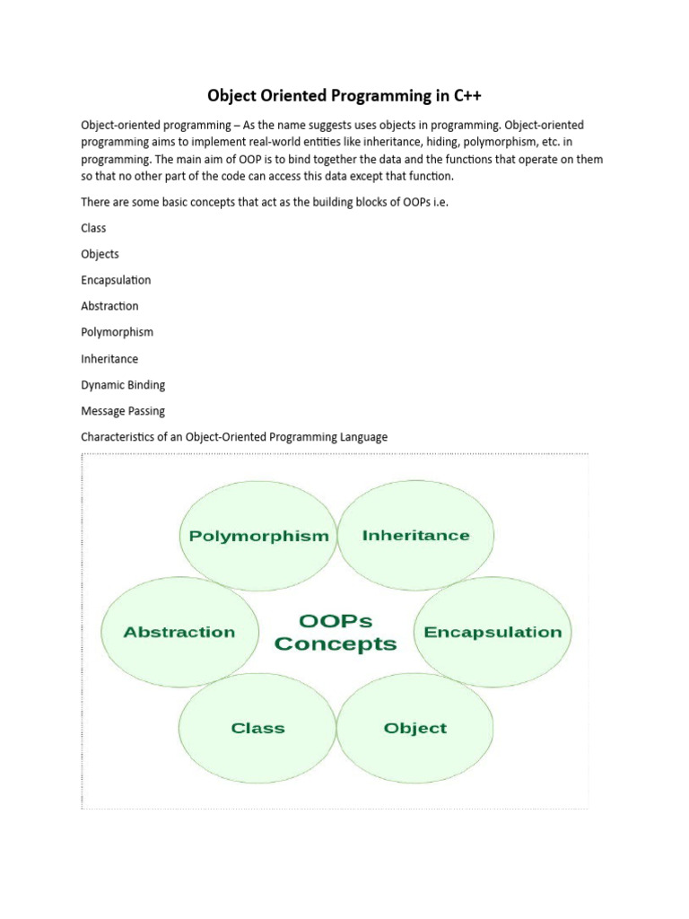 OOPS Feature | PDF | Inheritance (Object Oriented Programming) | Class (Computer Programming)