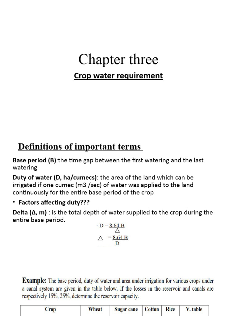 Chapter 3 | PDF | Evapotranspiration | Earth Sciences